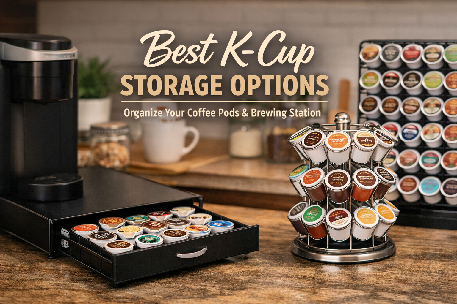 Best K-Cup Storage Options for Coffee Pods & Keurig Organizers - KupofK ...